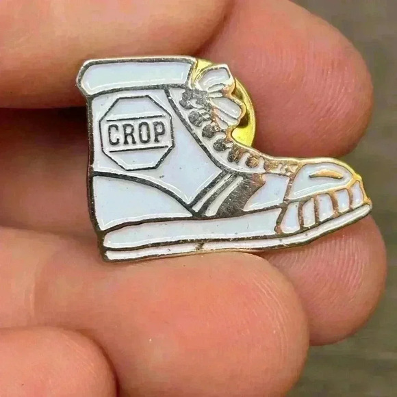 Jewelry | Vintage White High Top Crop Sneaker Lapel Pin | Poshmark